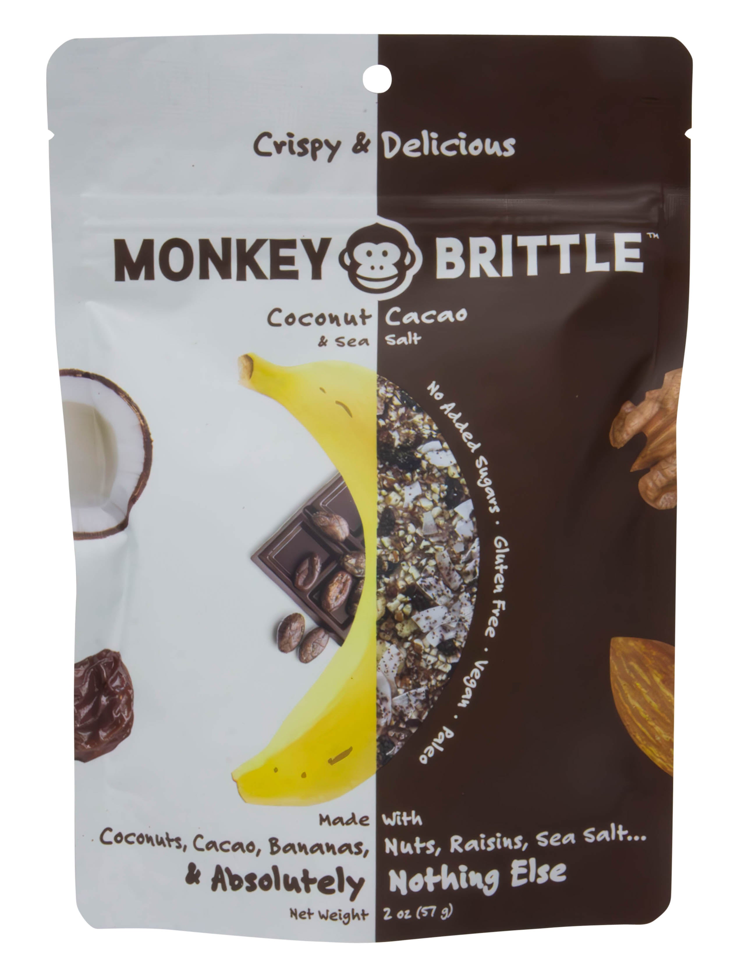 Monkey Brittle Monkey Brittle, Coconut Cacao – Manna Harvest