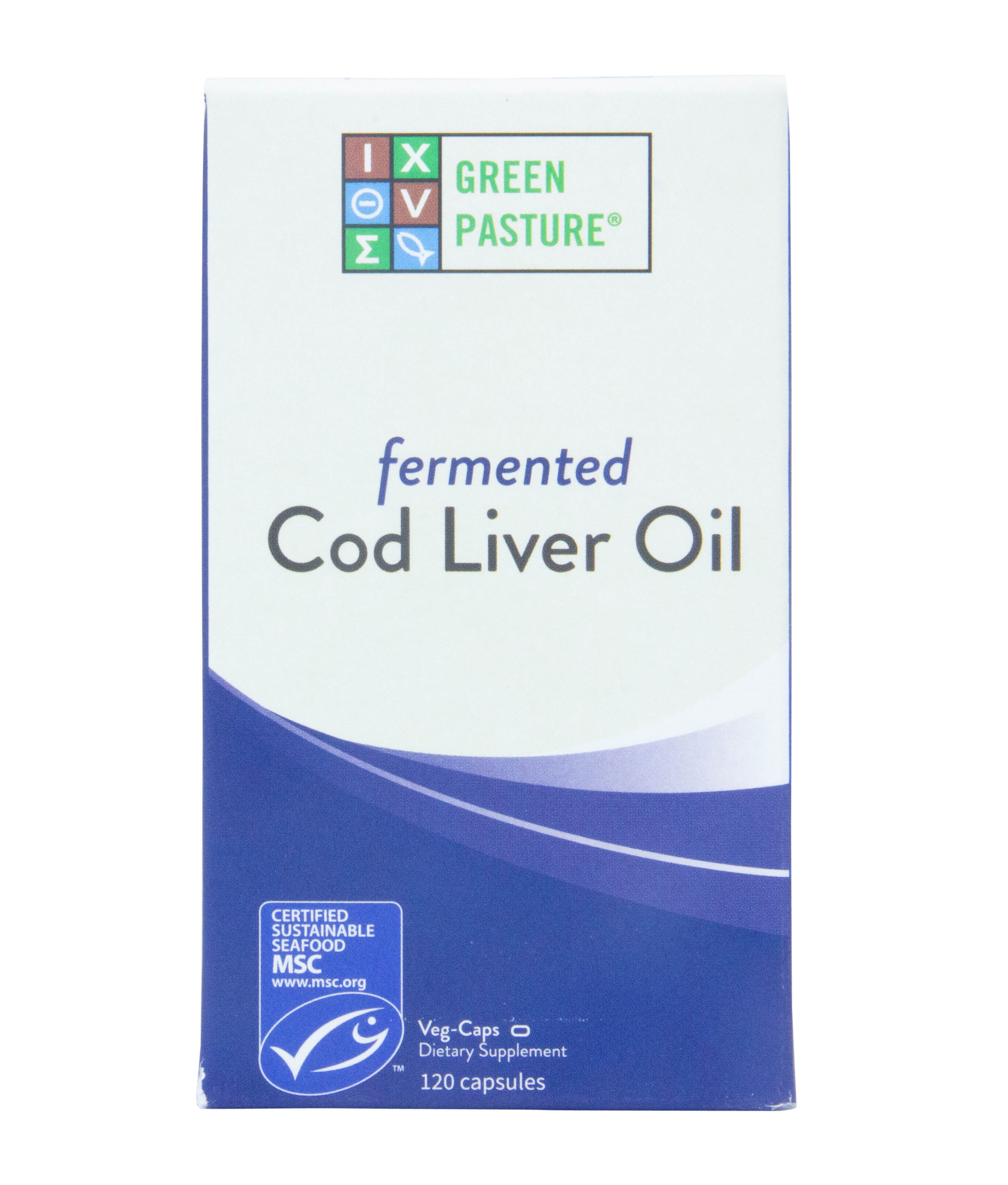 Green Pasture Blue Ice Fermented Cod Liver Oil Caps, Unflavored – Manna ...