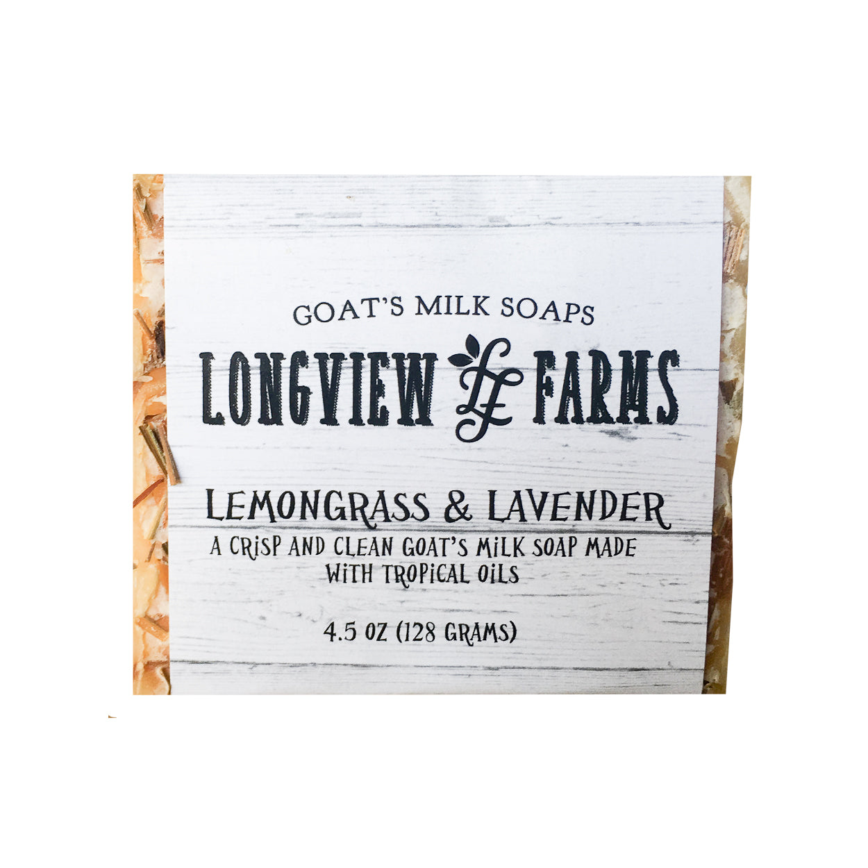 Longview Farms Goat Milk Bar Soap, Handcrafted, Lemongrass & Lavender ...