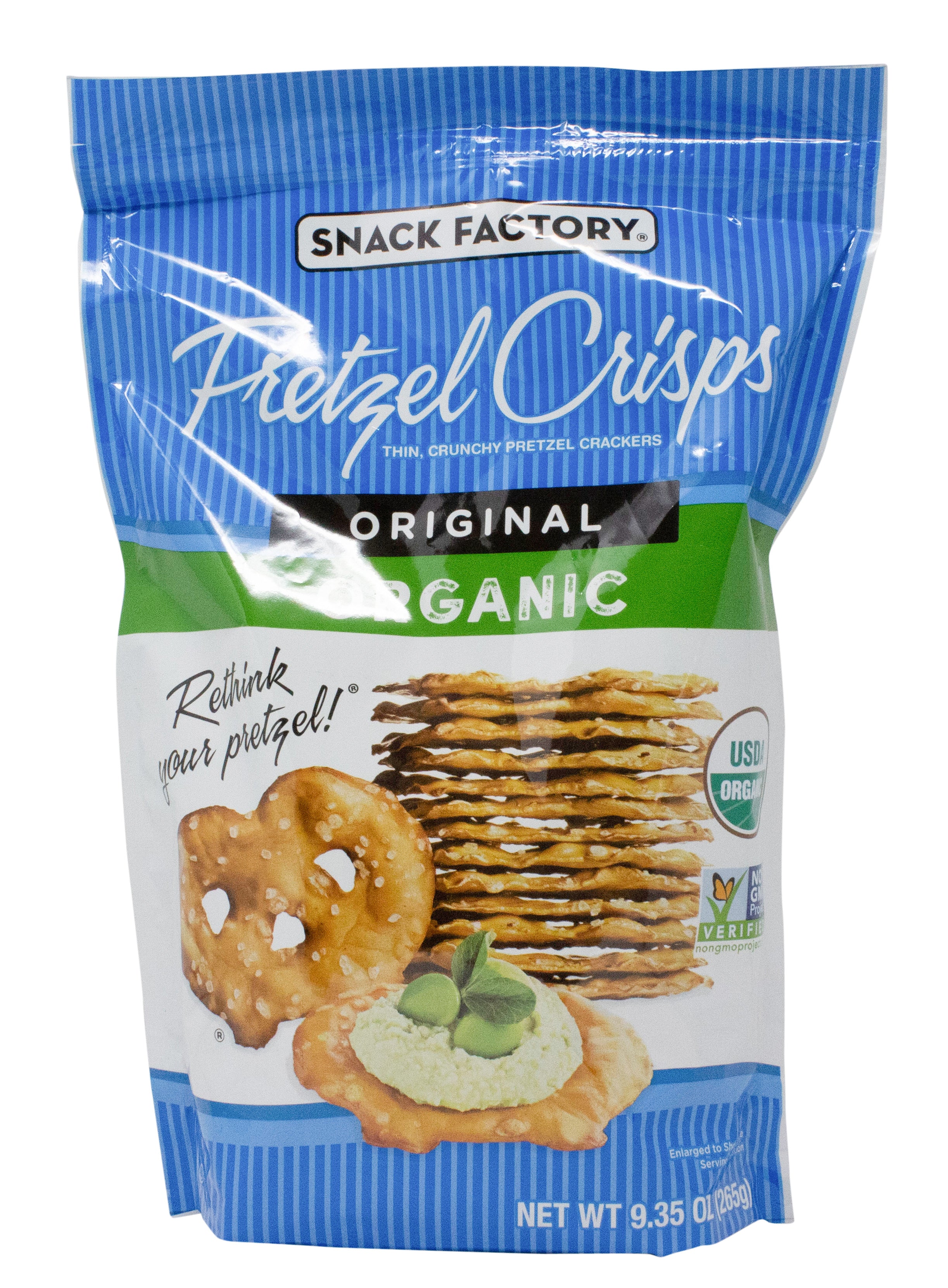 Snack Factory Pretzel Crisps, Original, Organic – Manna Harvest