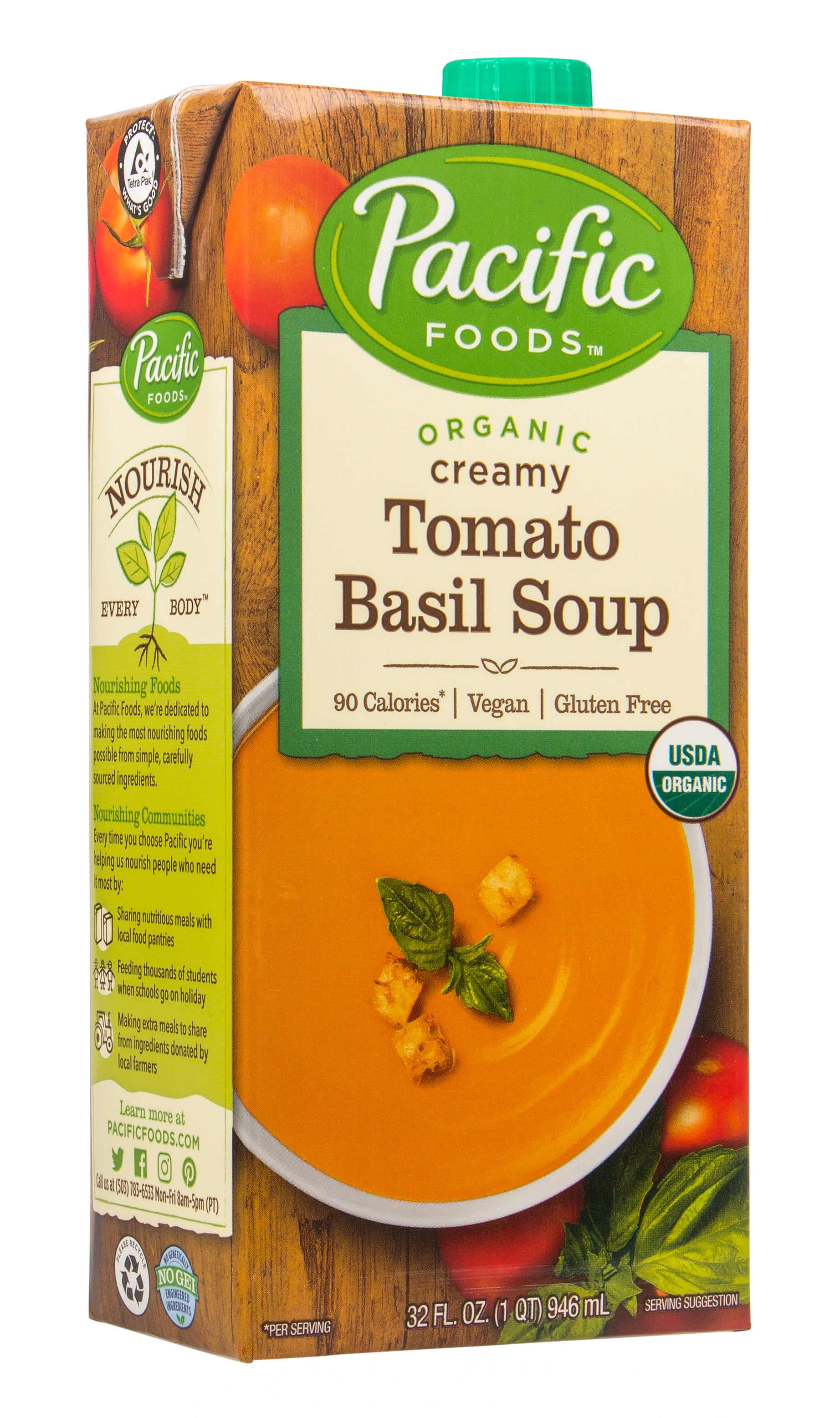Pacific Foods Creamy Tomato Basil Soup, Organic – Manna Harvest