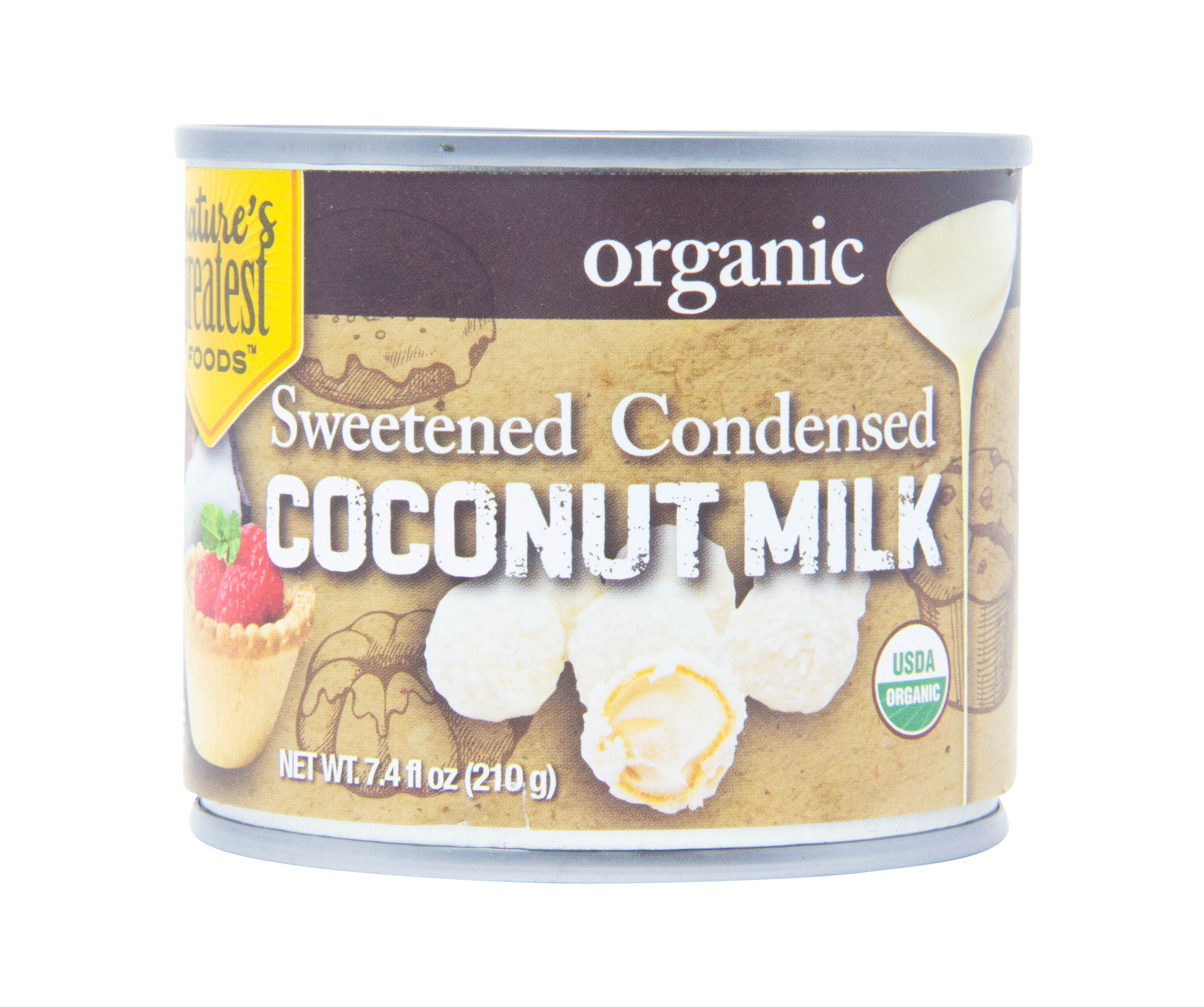 Nature's Greatest Foods Sweetened Condensed Coconut Milk, Organic ...