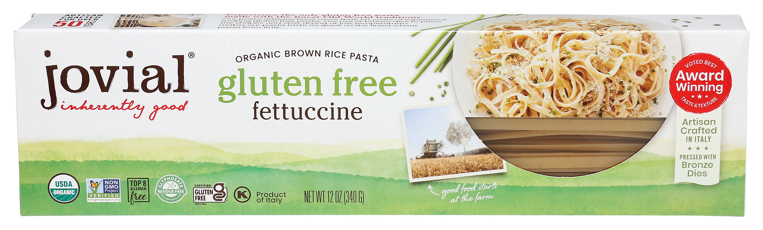 Jovial Foods Pasta, Fettuccine, Brown Rice, GF, Organic – Manna Harvest